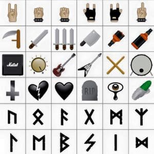 Emojis del heavy metal: cómo conseguirlos
