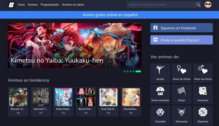 Mejores webs para ver anime gratis (2025)