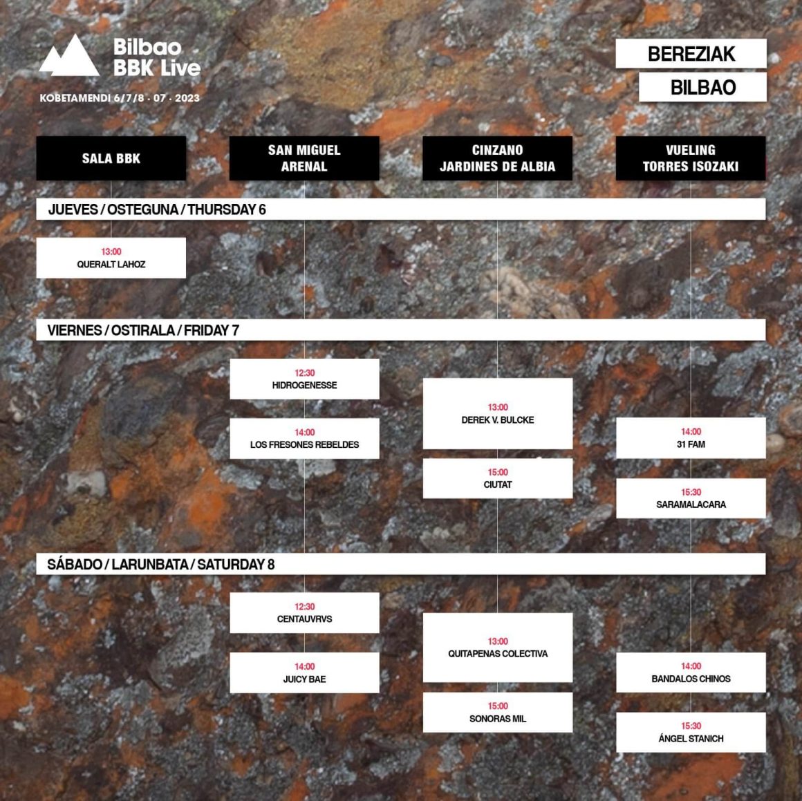 Bilbao BBK Live 2023: cartel completo, entradas, horarios y detalles
